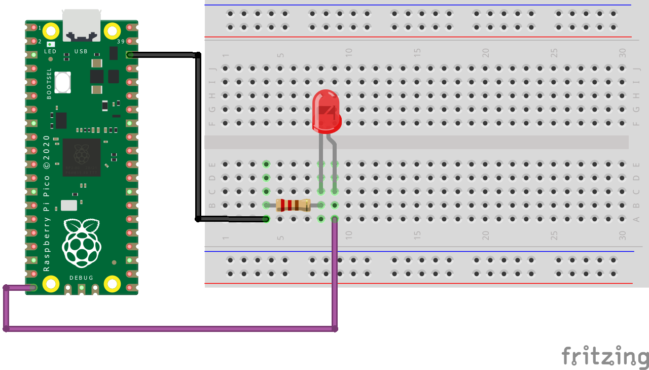 Breathing Led Using Raspberry Pi Pico Texoham Ai